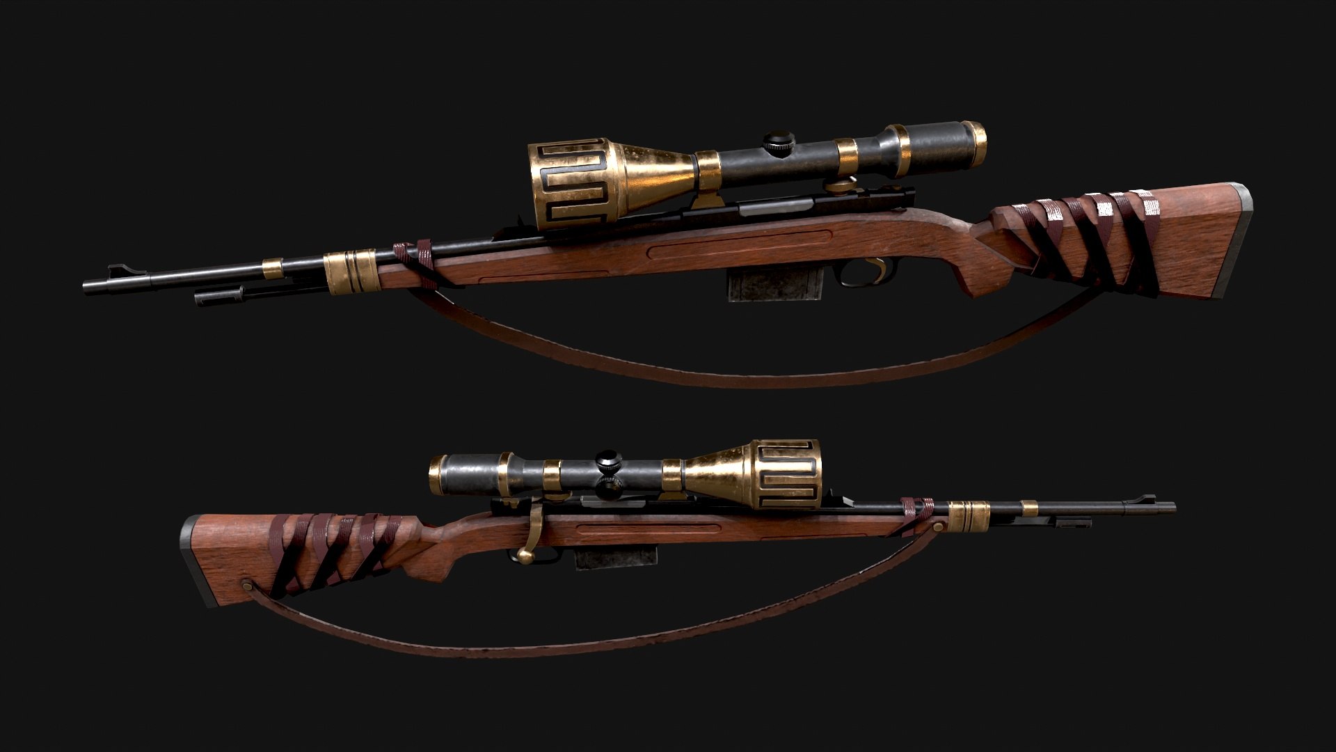 Hunting Rifle Model - TurboSquid 1918558