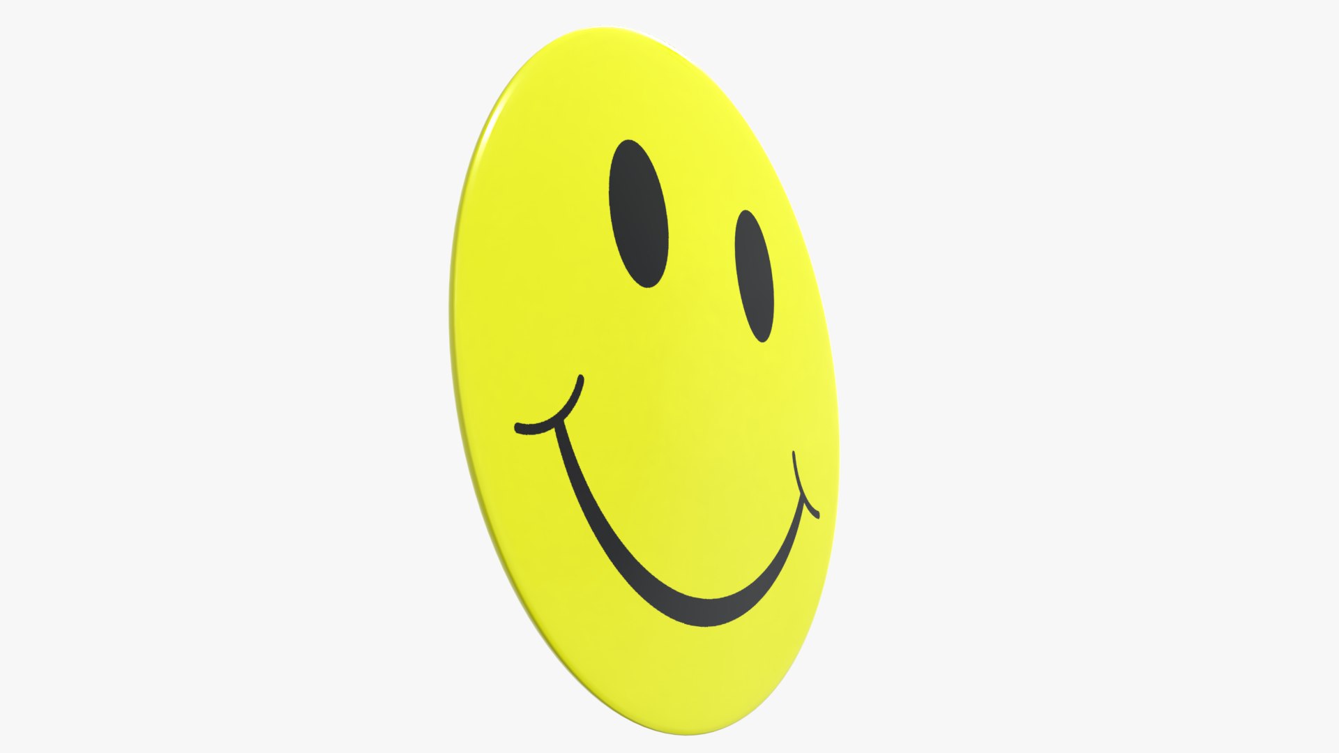 3D Model Smiley Emoticon Flair Pin - TurboSquid 1697295