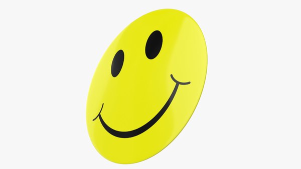 3D model smiley emoticon flair pin - TurboSquid 1697295