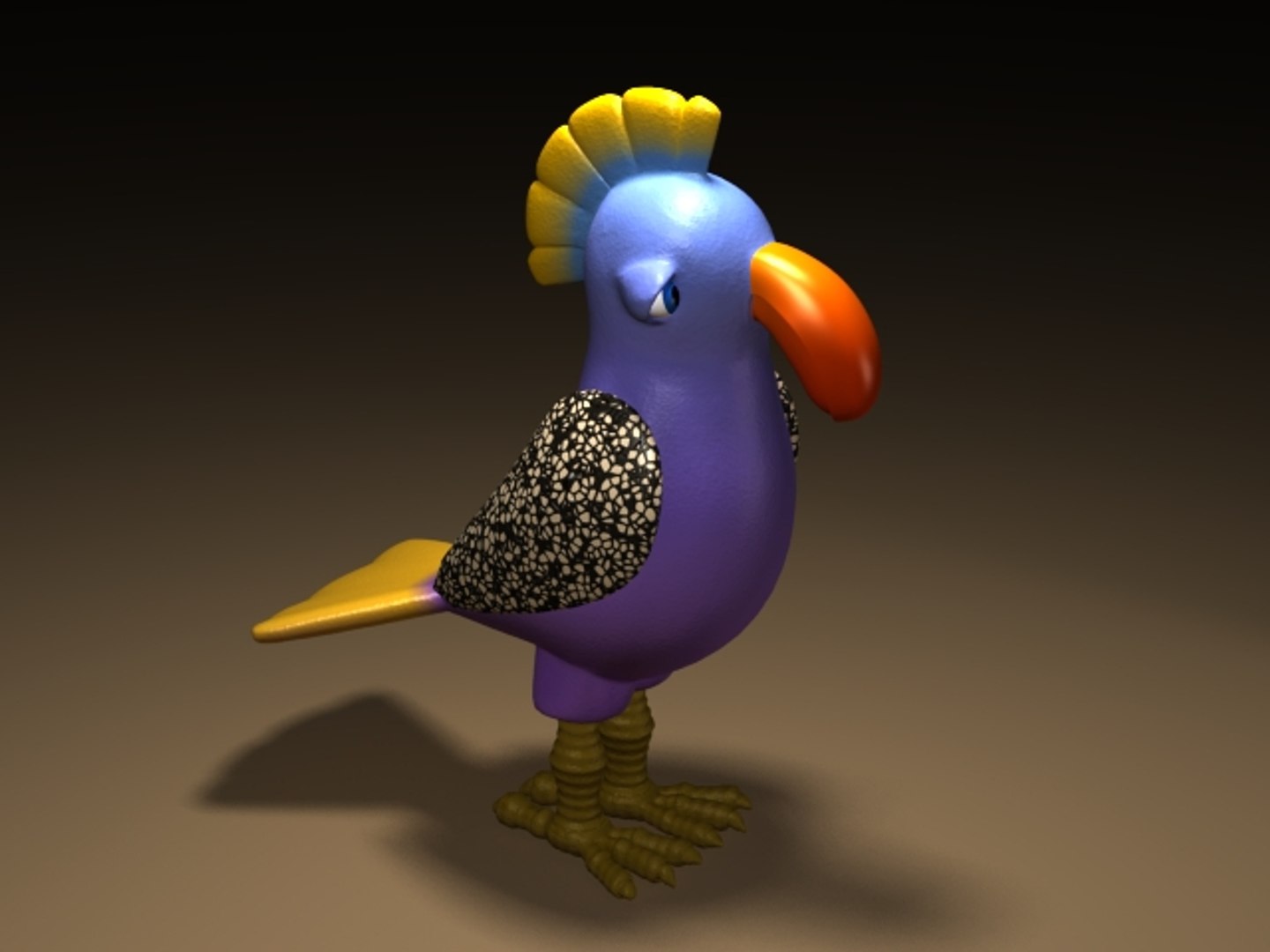 3d Model Bird Lightwave