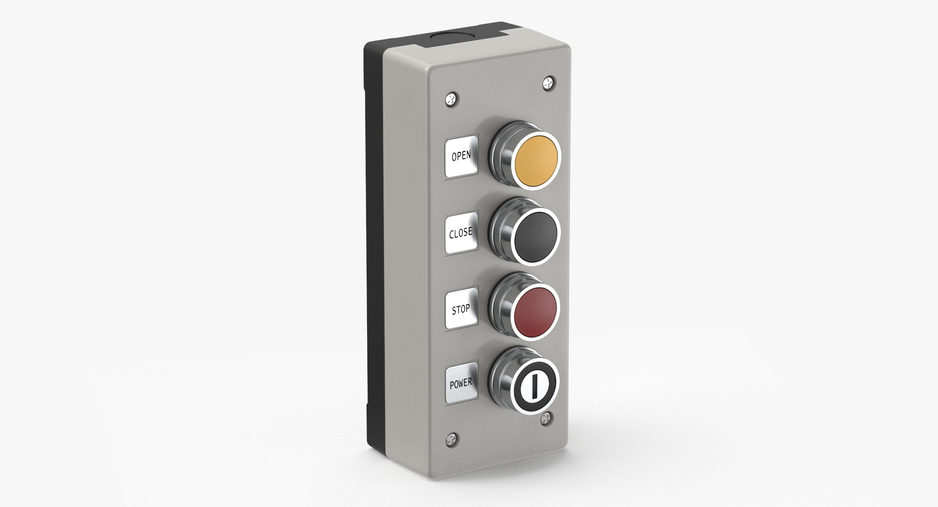 3D Model Control Station Buttons 02 Clean - TurboSquid 1893628