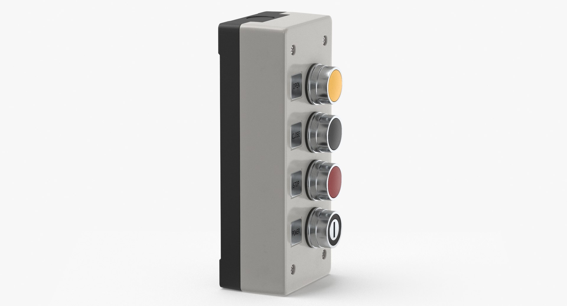 3D Model Control Station Buttons 02 Clean - TurboSquid 1893628