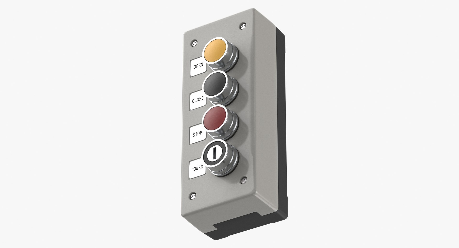 3D Model Control Station Buttons 02 Clean - TurboSquid 1893628