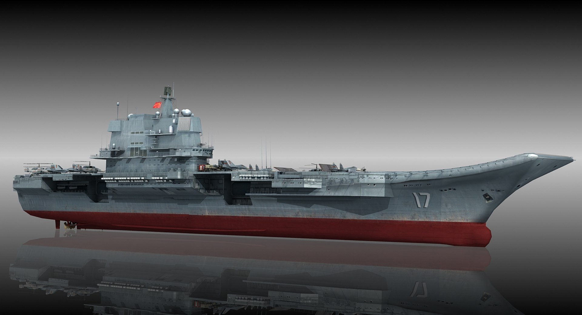Chinese aircraft carrier cv-17 3D model - TurboSquid 1414330