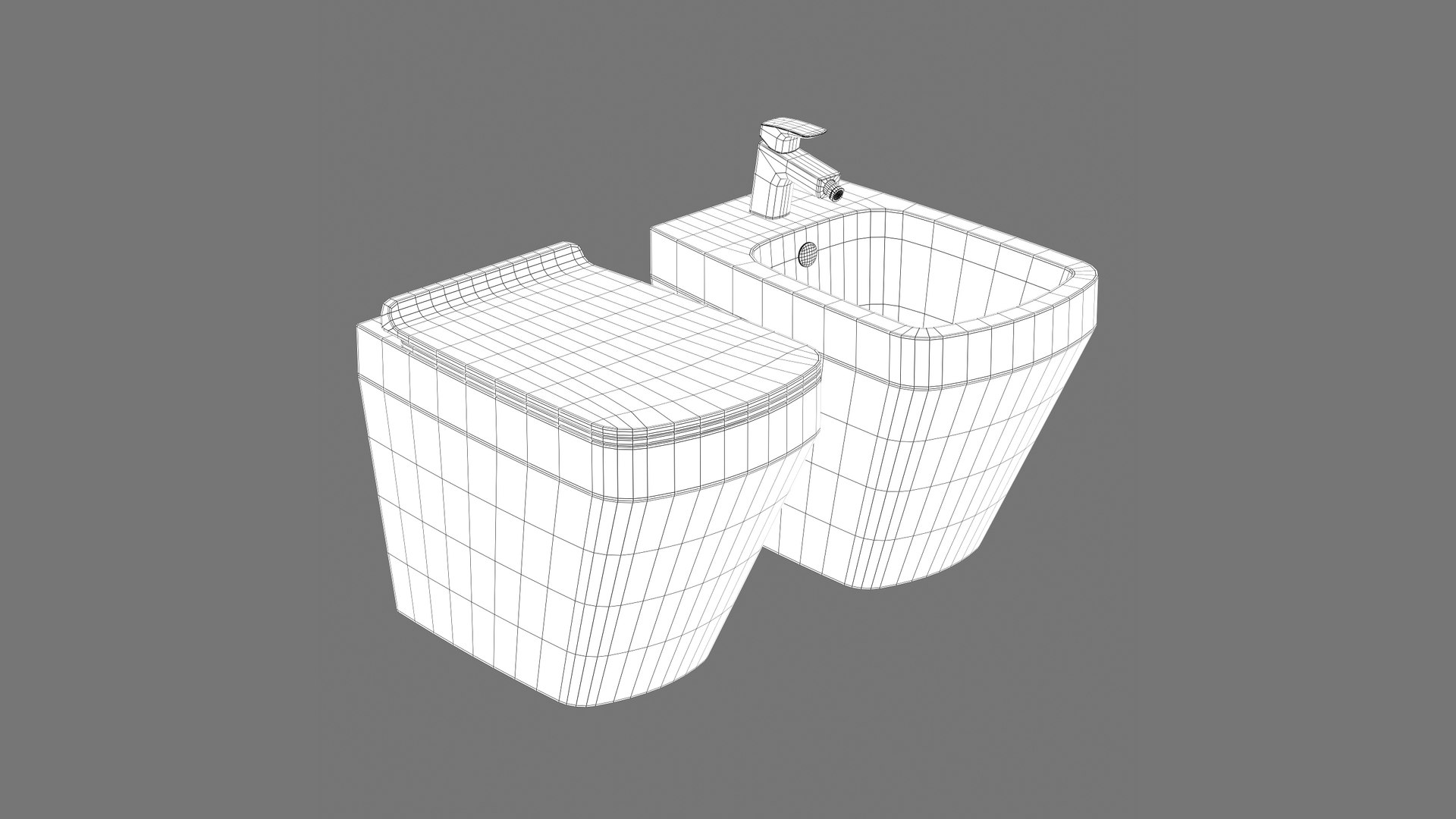 Simas Baden Baden Bb 01 Bb 04 Toilet 3D Model - TurboSquid 1947419