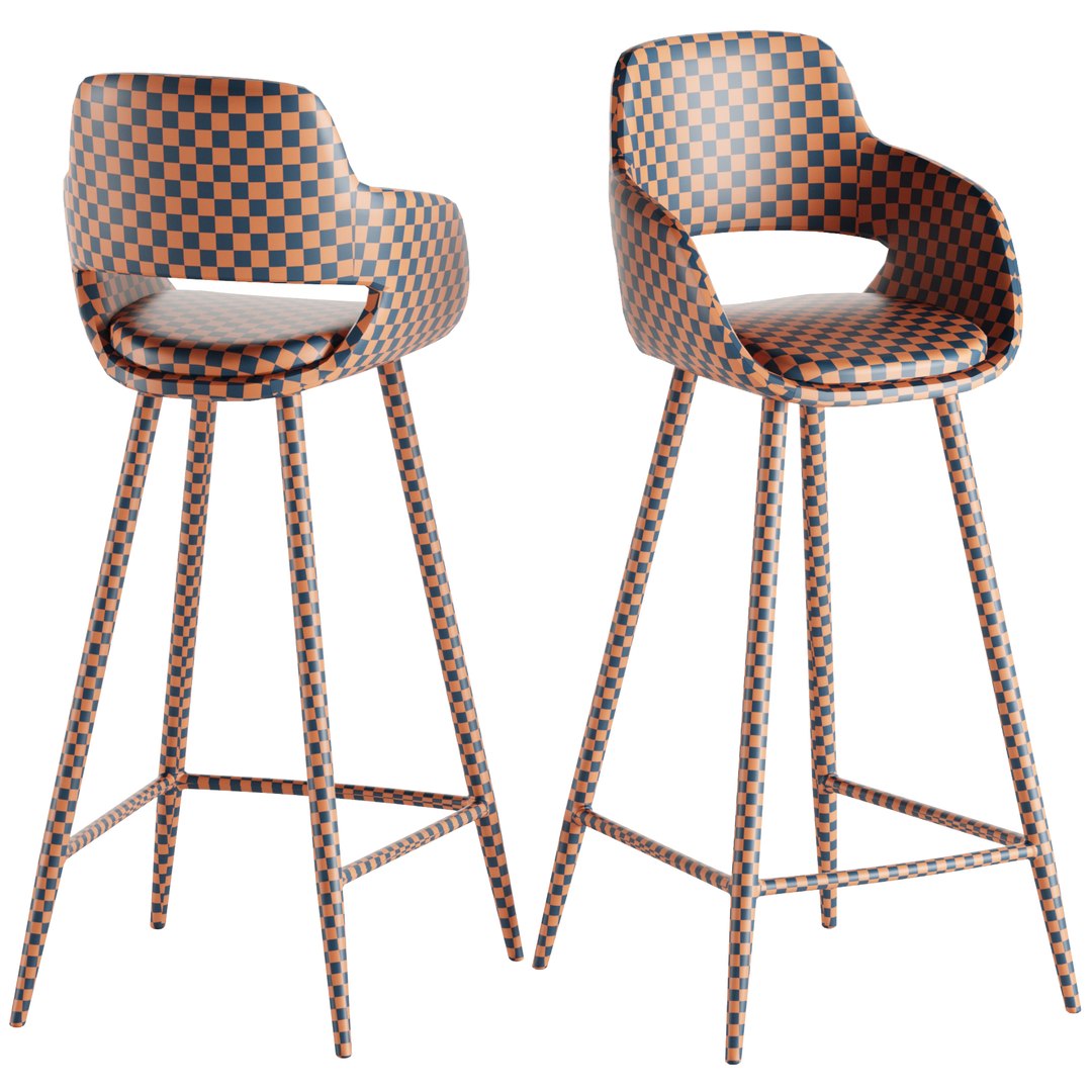 Bar chair Esmee La Redoute ZAGO model - TurboSquid 2102103