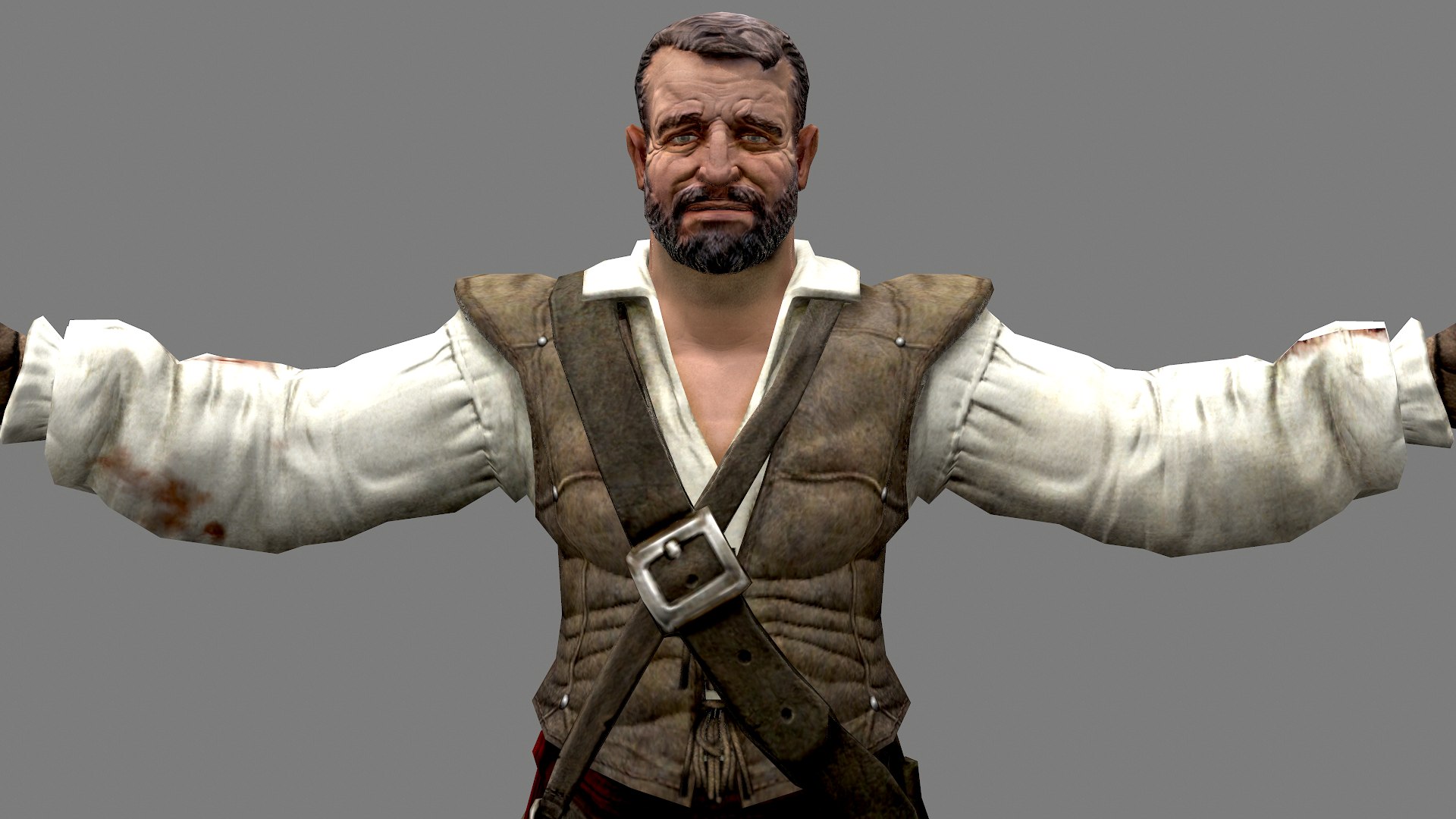Medieval Pirate 3D Model - TurboSquid 2099664