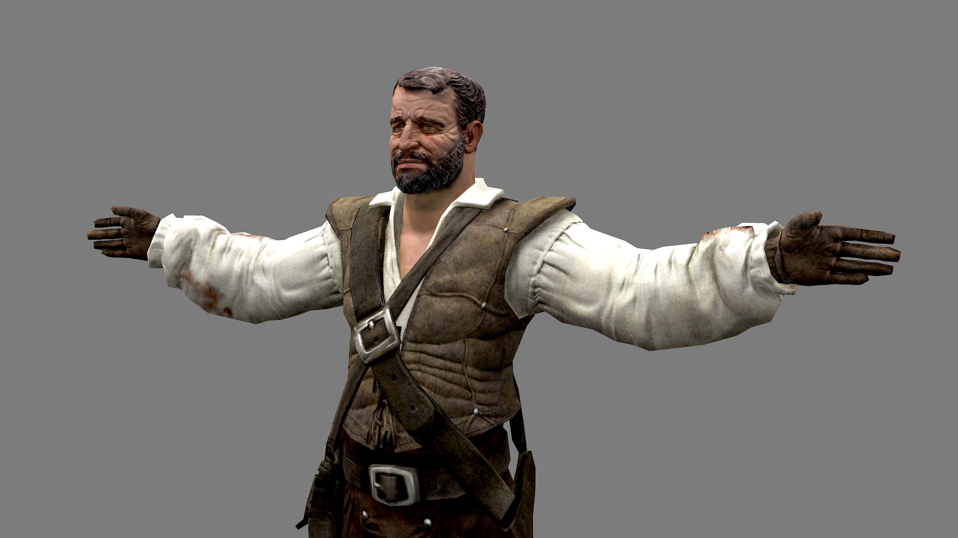 Medieval Pirate 3D Model - TurboSquid 2099664