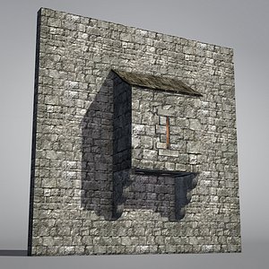 Castle Building Set Fantasy 3d Blend