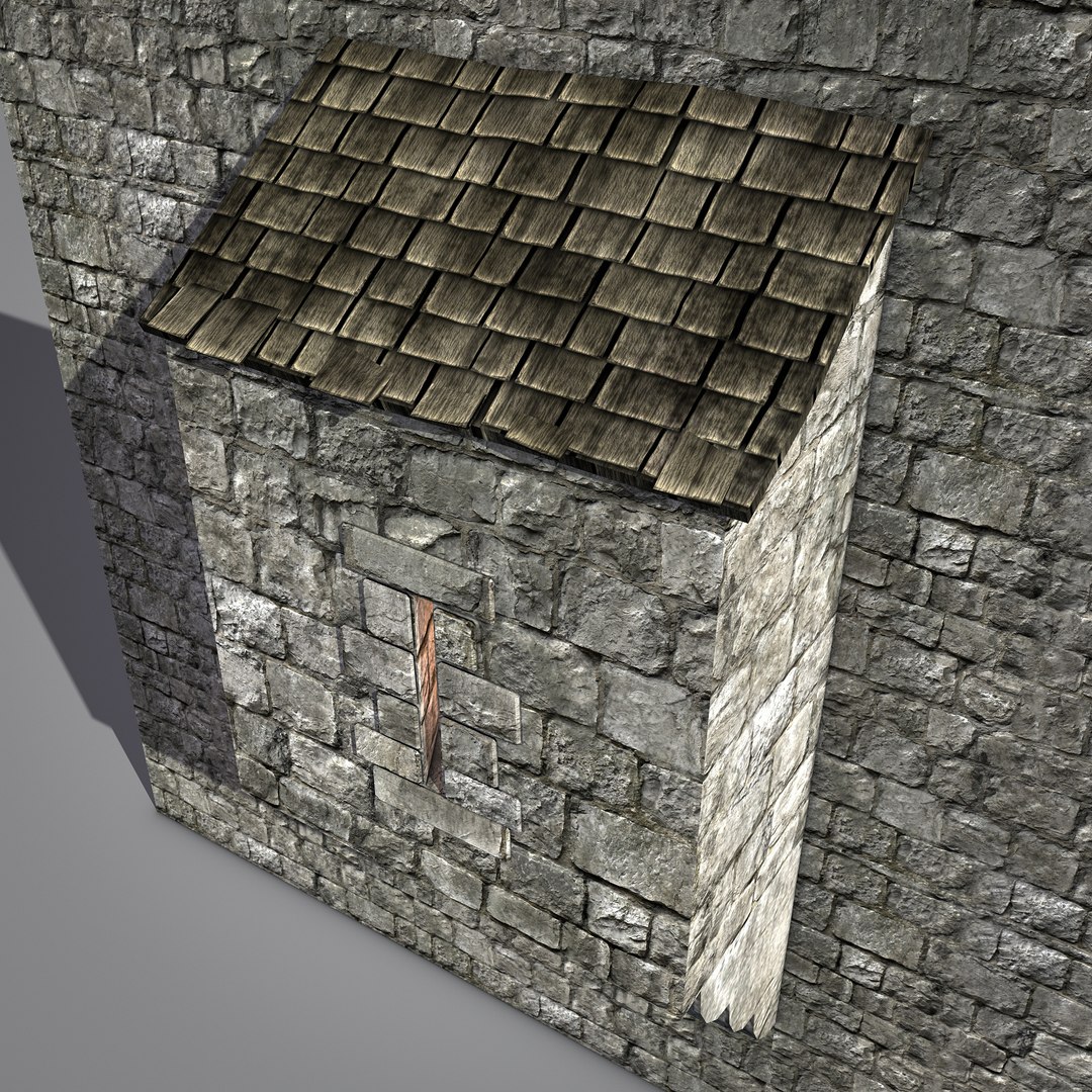 blender medieval castle defensive structure