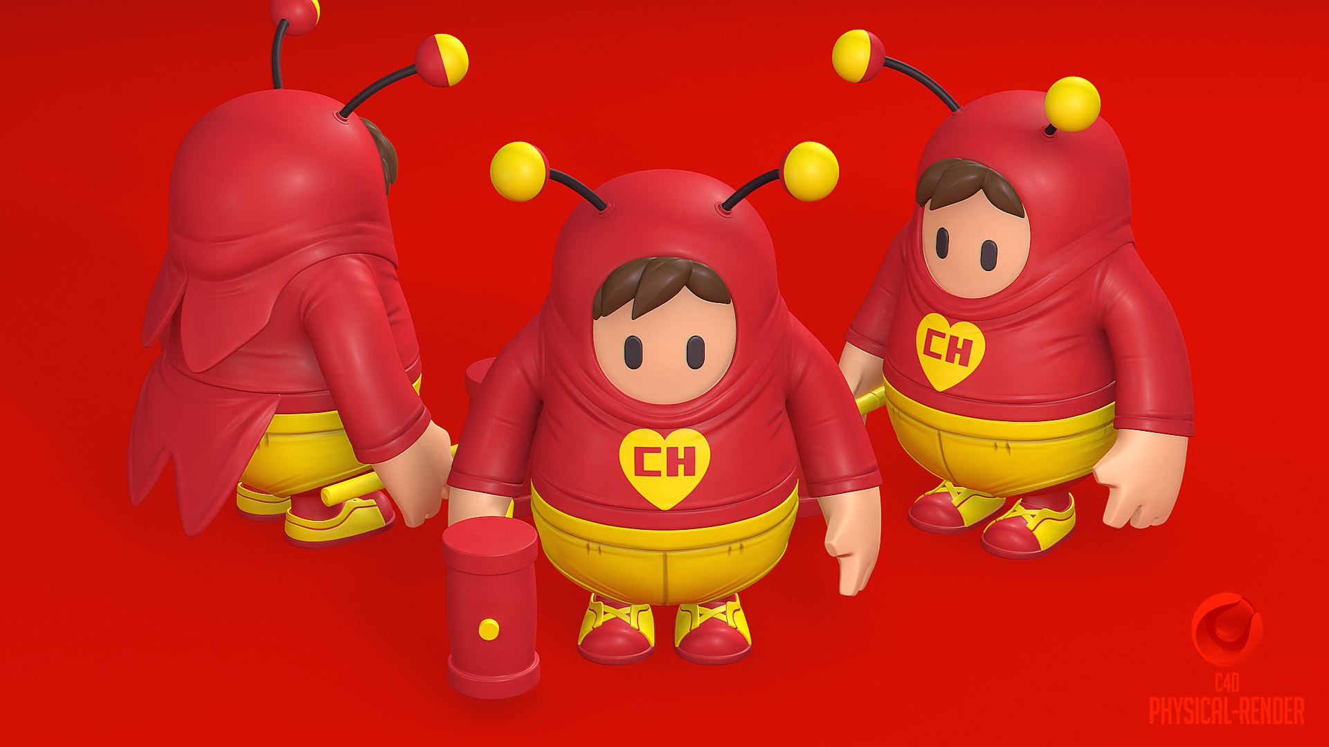 Fall Guys Game Character Collection 3D model - TurboSquid 1939610