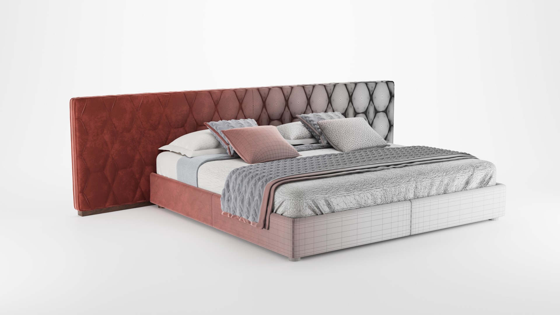 Cesar Bed 3D Model - TurboSquid 2329638