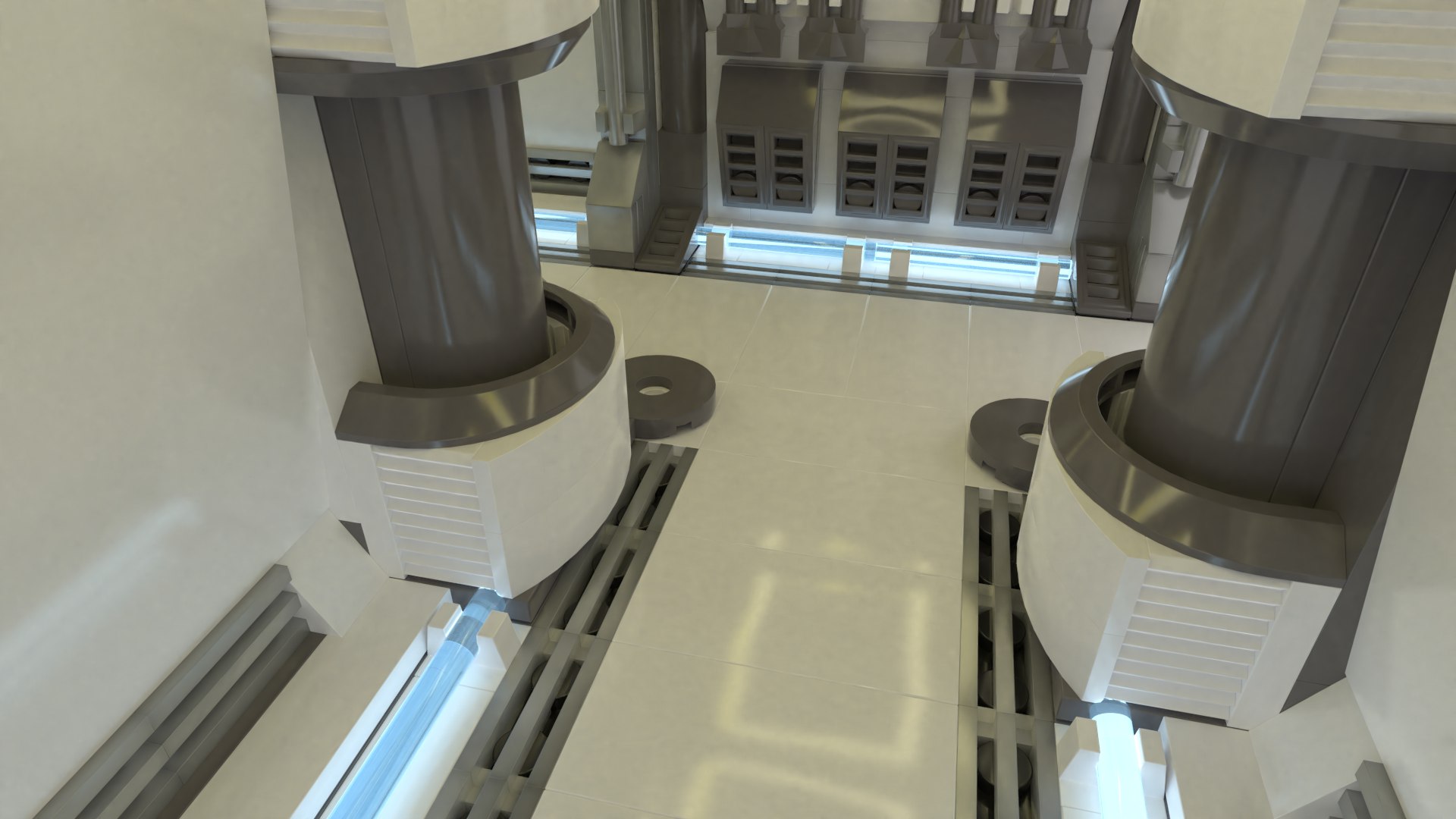 3D Sci-fi Modular Corridor Model - TurboSquid 1996614