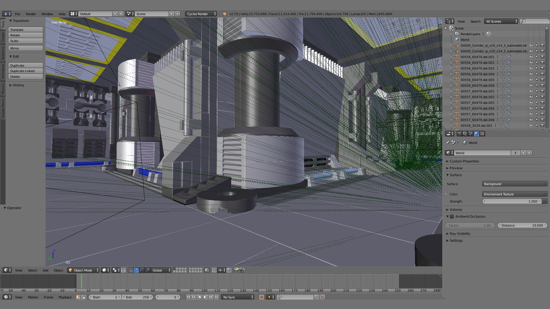 3D Sci-fi Modular Corridor Model - TurboSquid 1996614