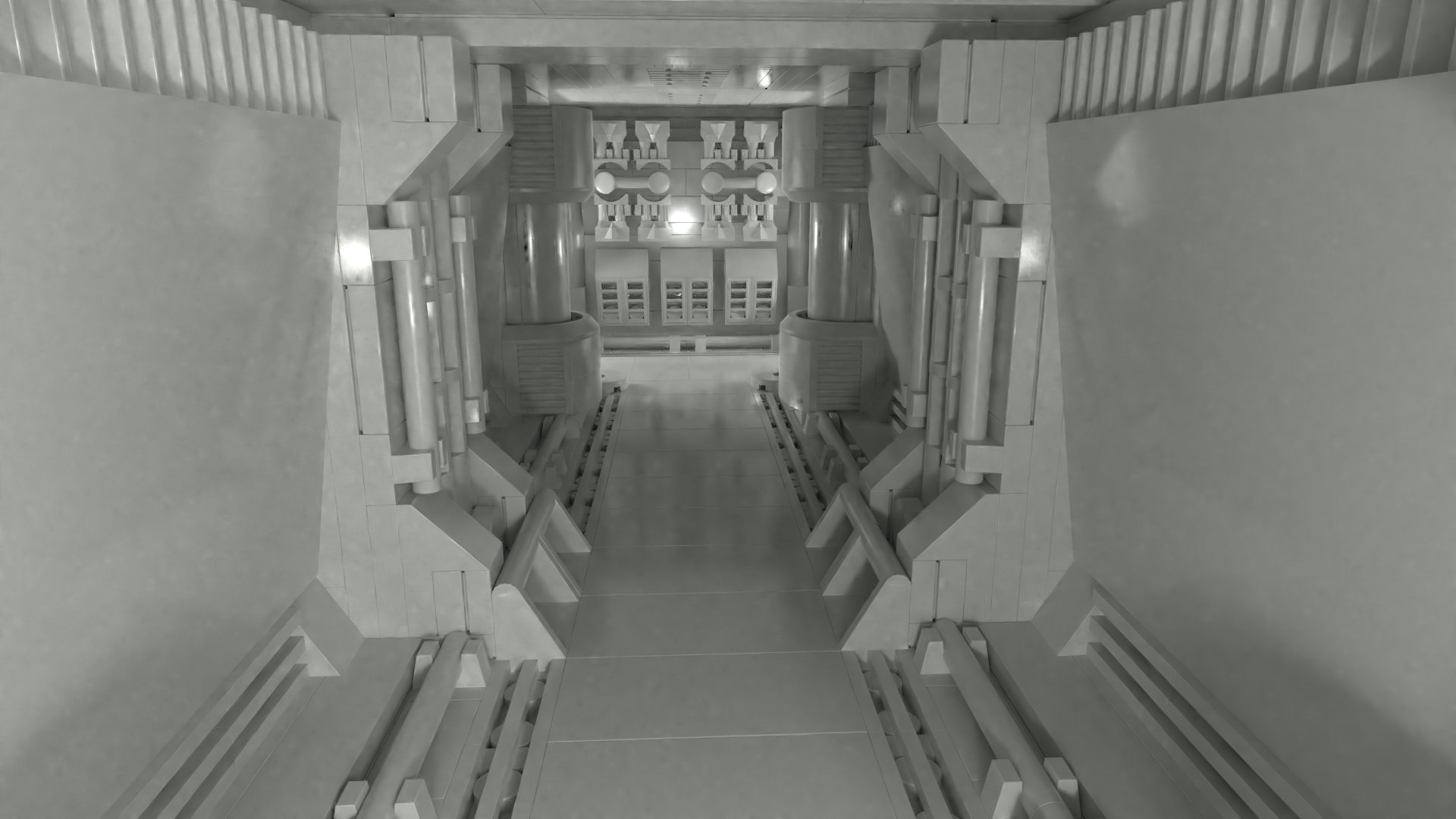 3D Sci-fi Modular Corridor Model - TurboSquid 1996614