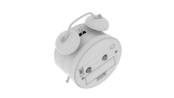 3D model PBR Alarm Clock Black - TurboSquid 1825137