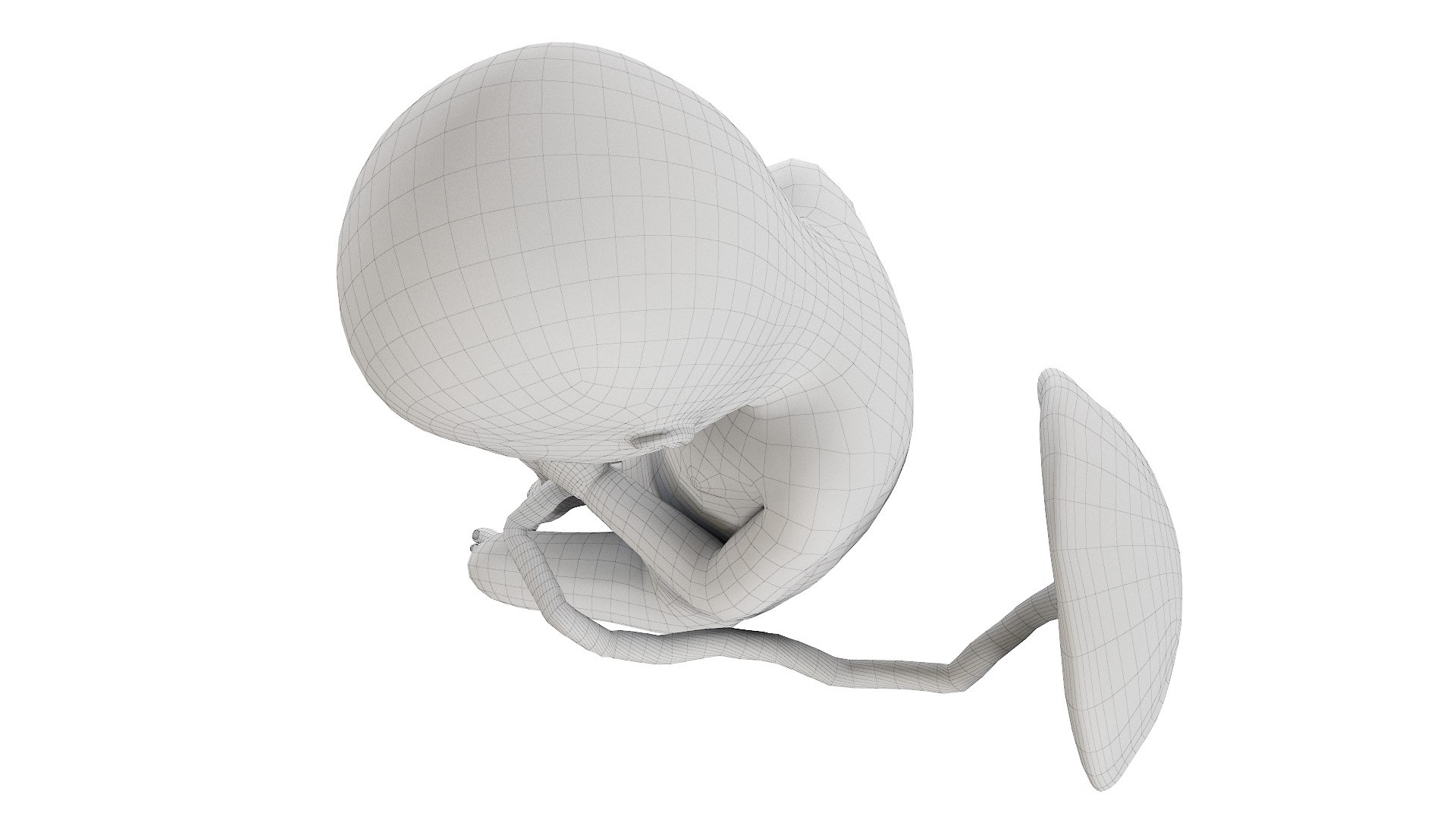 3D Fetus Week 17 Animated Model - TurboSquid 1858638