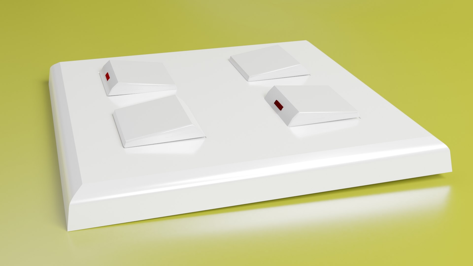 3D Quad Wall - TurboSquid 1695274