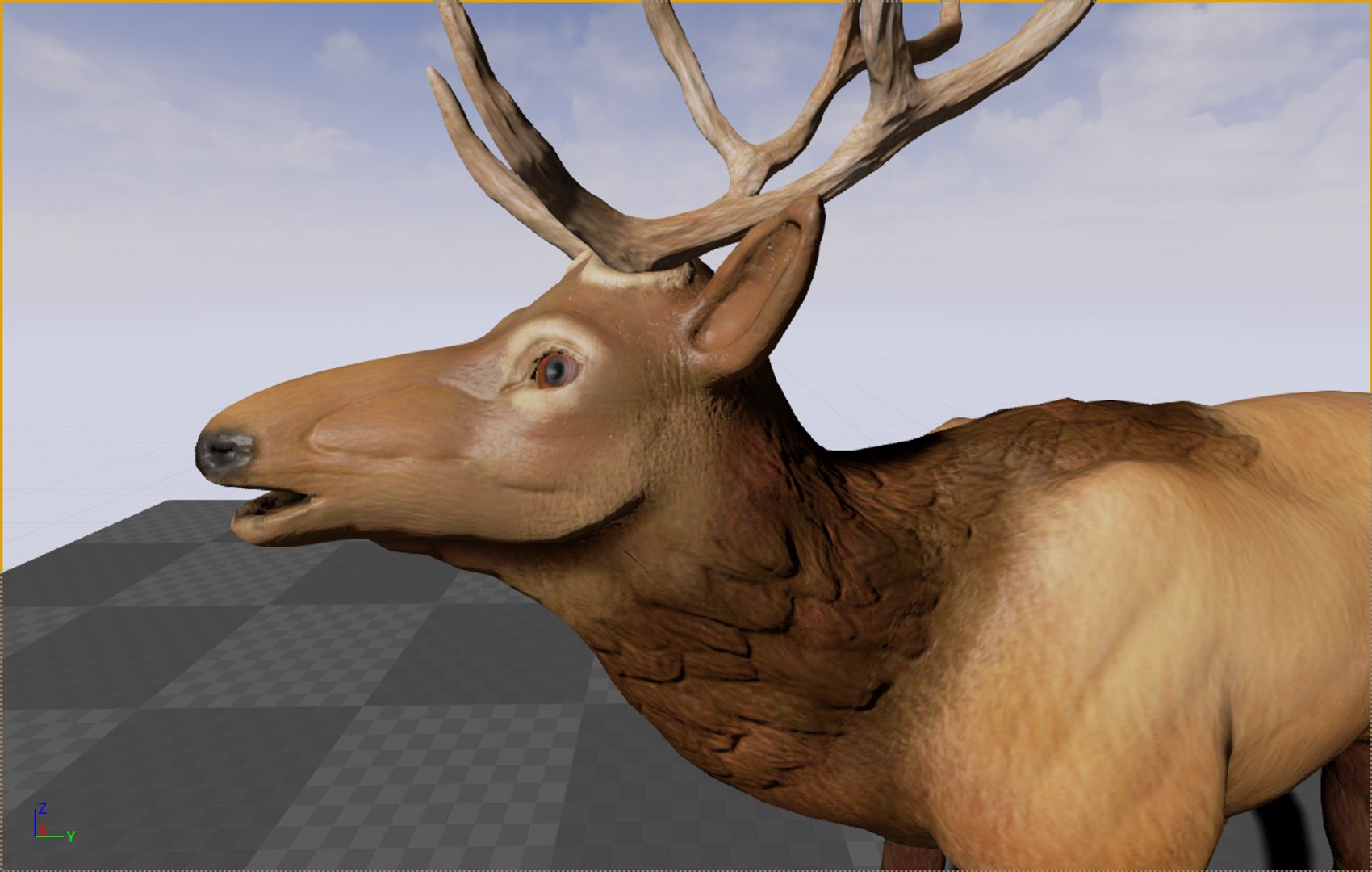 Elk 3d Fbx