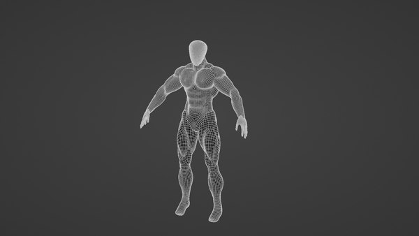 modelo 3d Humanoid Male Base Mesh for Sculpting - TurboSquid 1967886