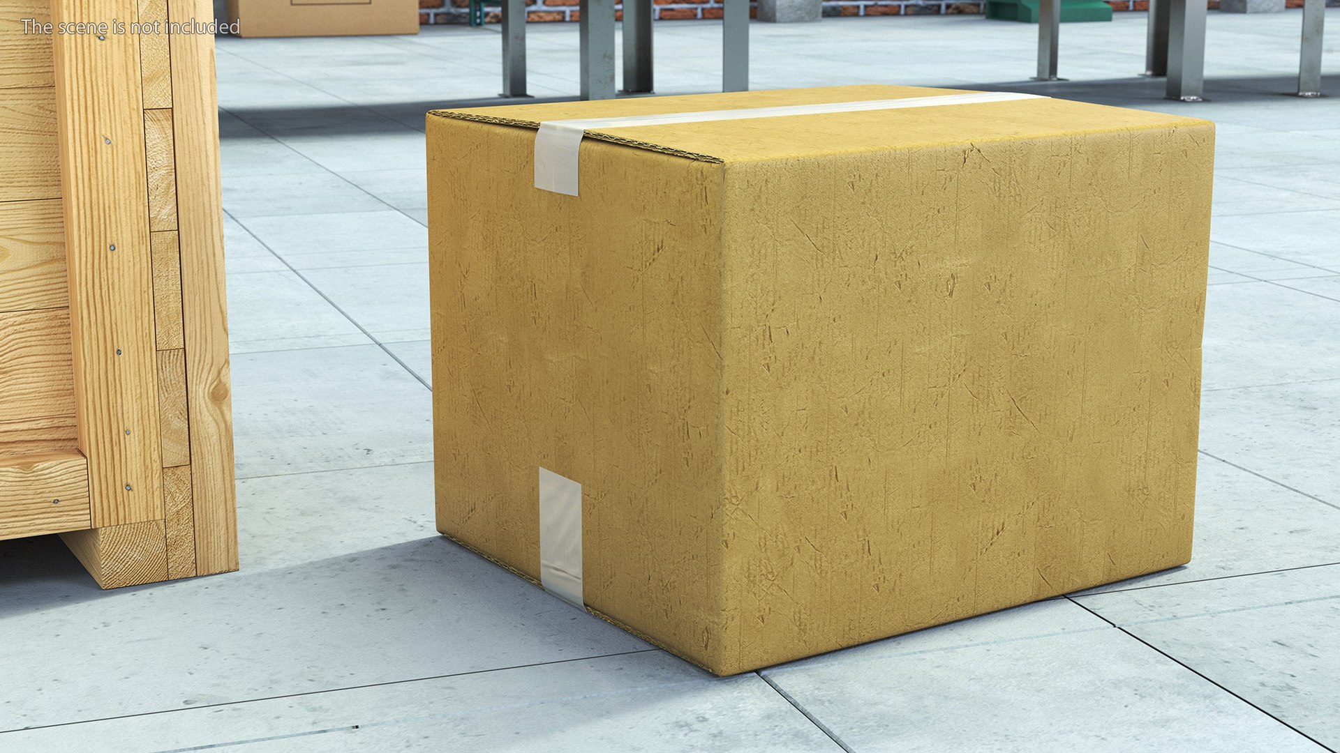 Cardboard Moving Box 3D Model - TurboSquid 2146857