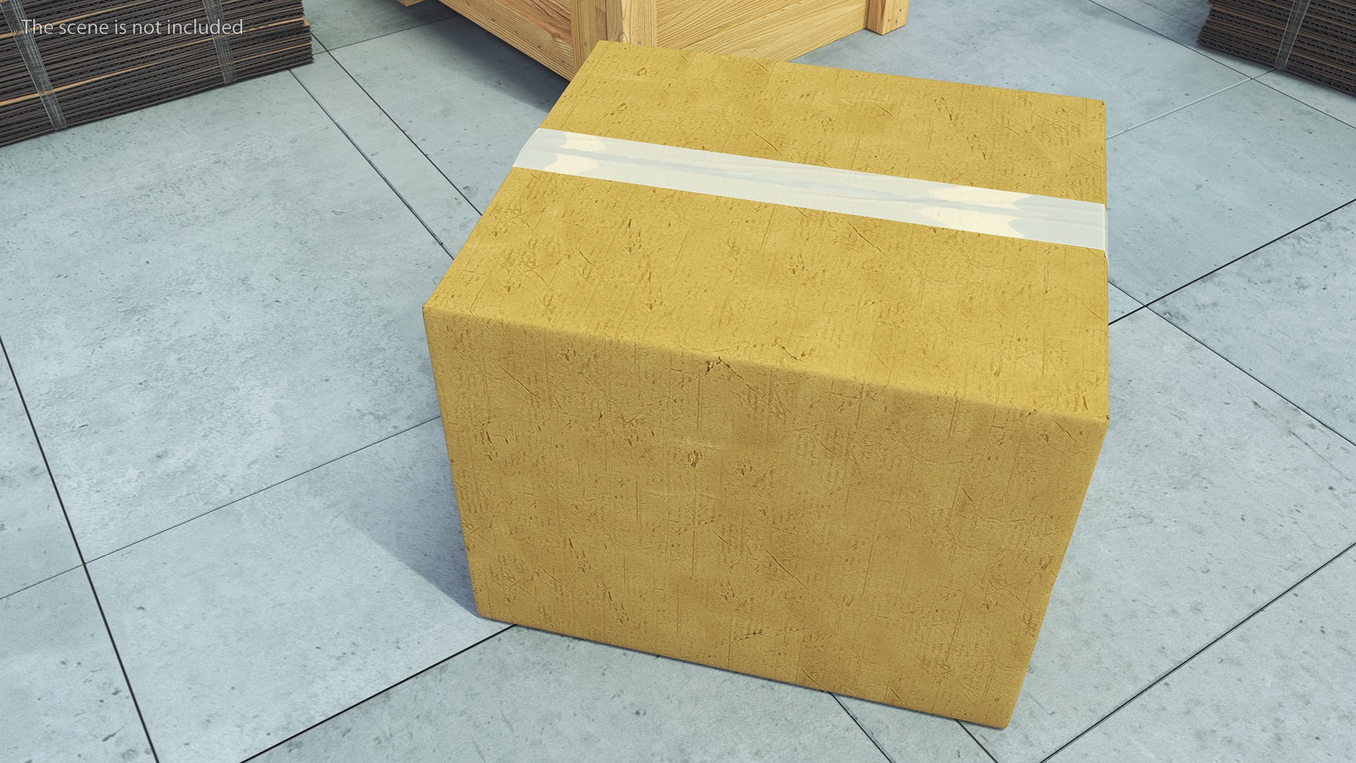 Cardboard Moving Box 3D model - TurboSquid 2146857