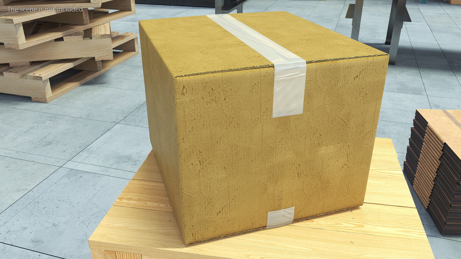 Cardboard Moving Box 3D Model - TurboSquid 2146857