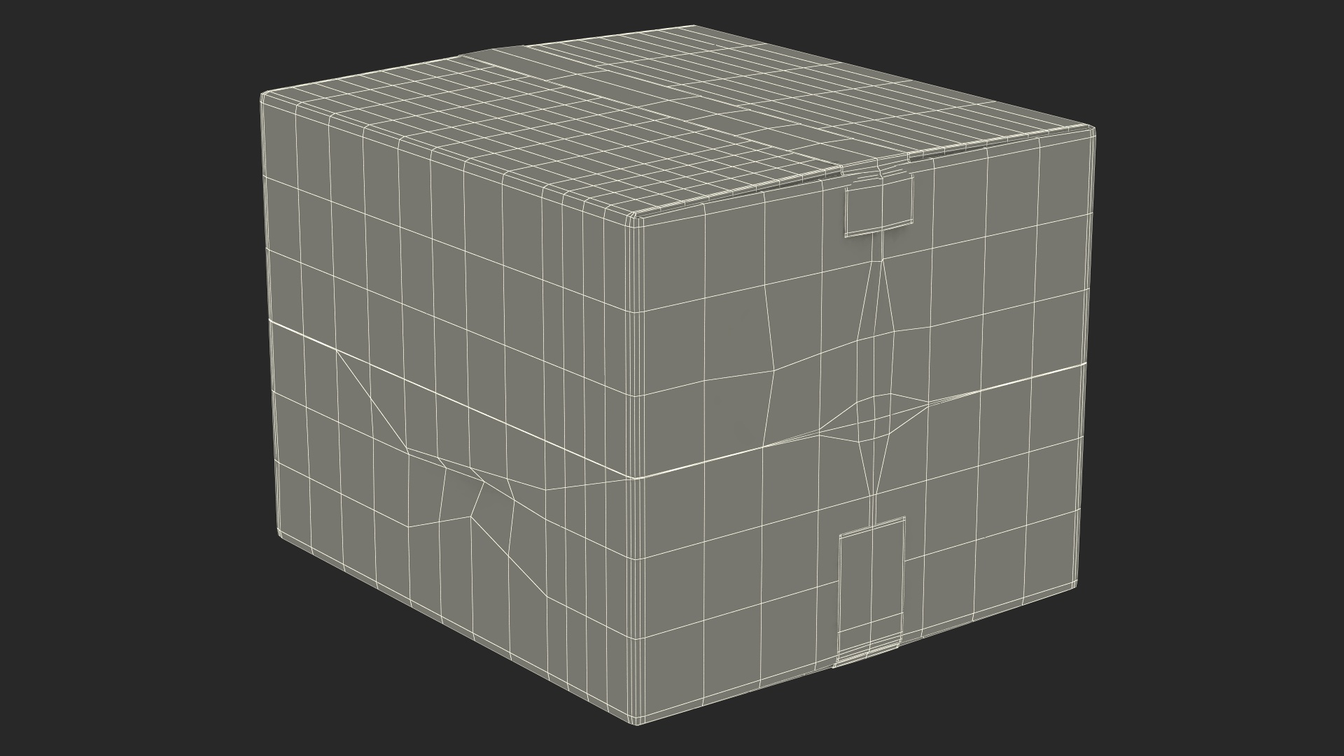 Cardboard Moving Box 3D Model - TurboSquid 2146857