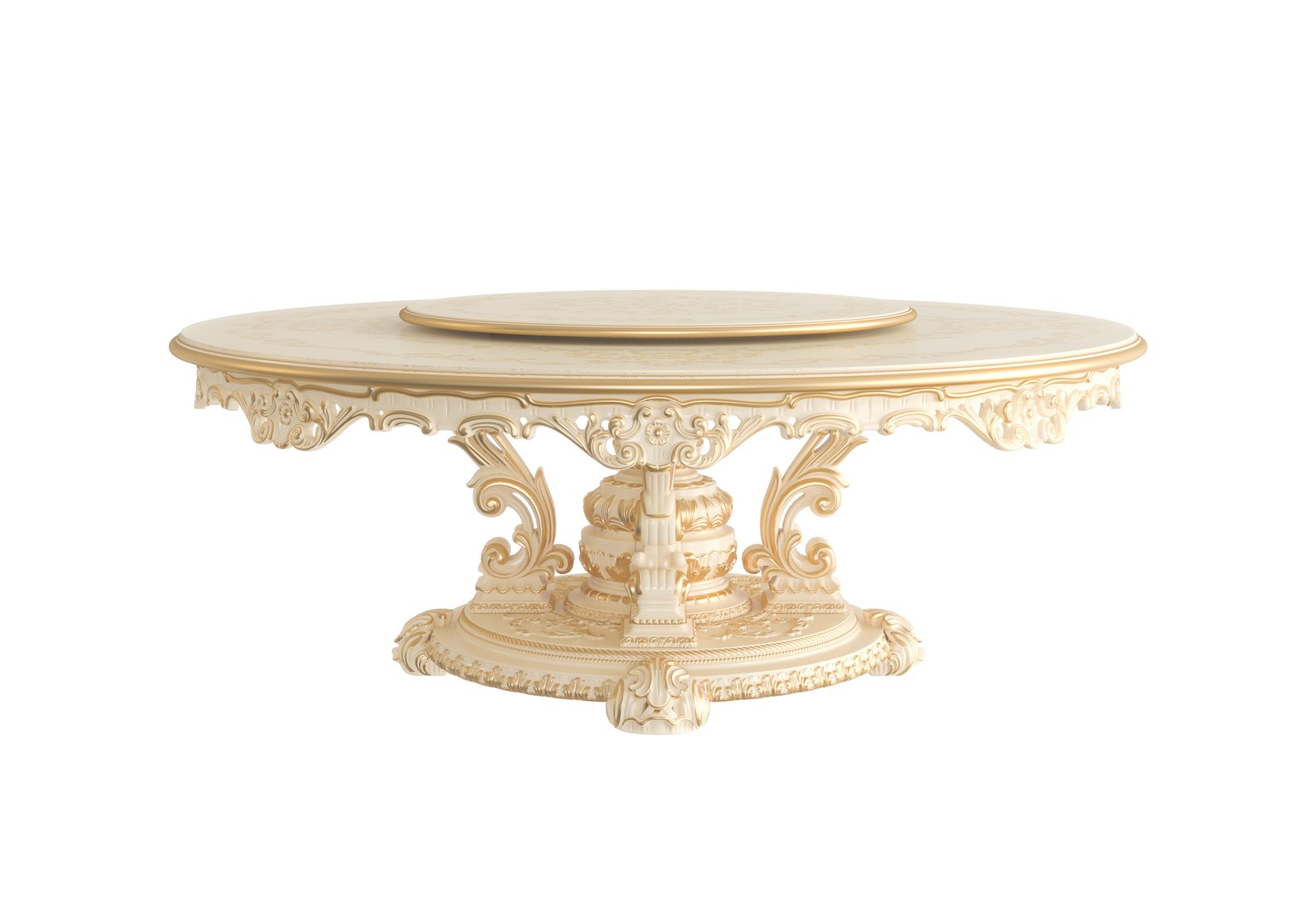 Victorian Round Table By Modenese Model - TurboSquid 2296145