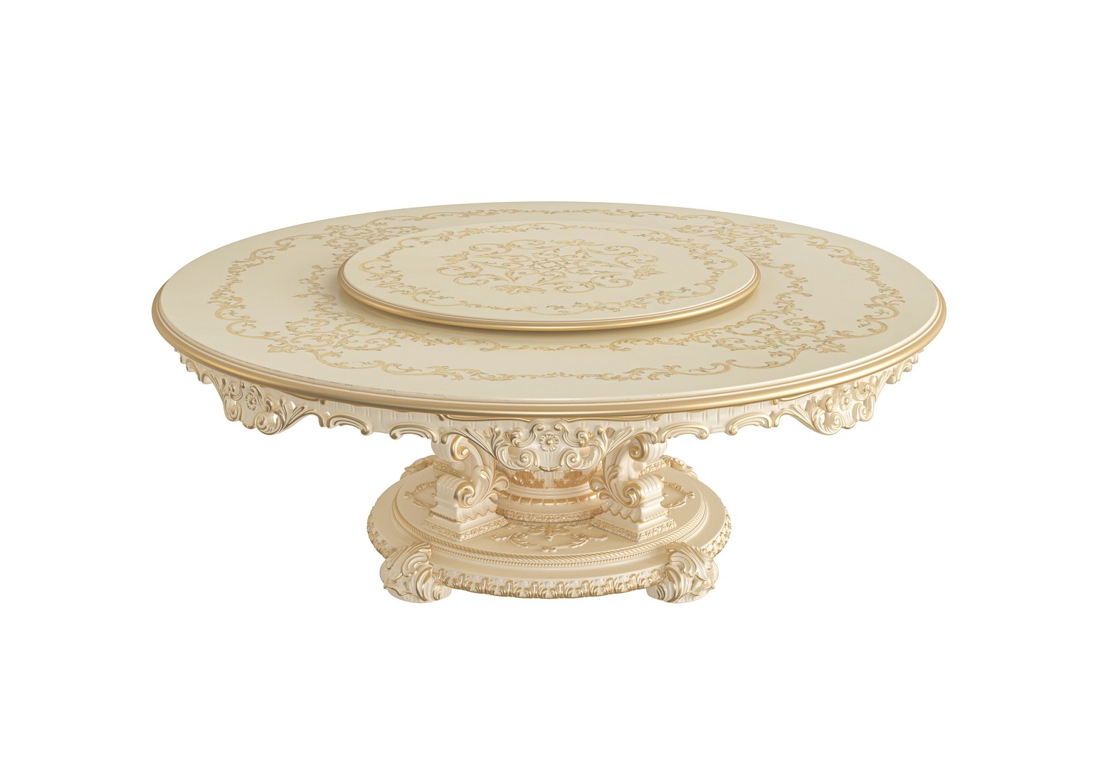 Victorian Round Table By Modenese Model - TurboSquid 2296145