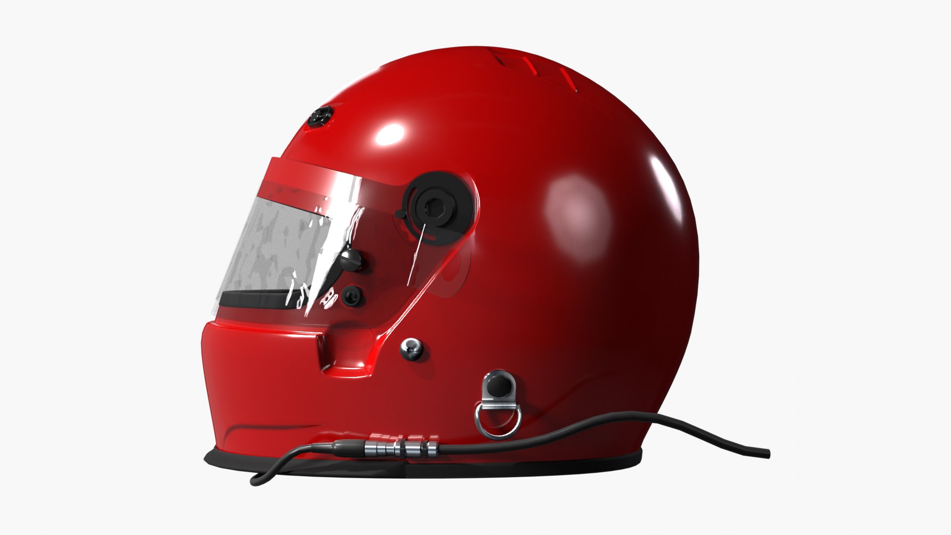 3D Bell M3 Racing Helmet Model - TurboSquid 2183720