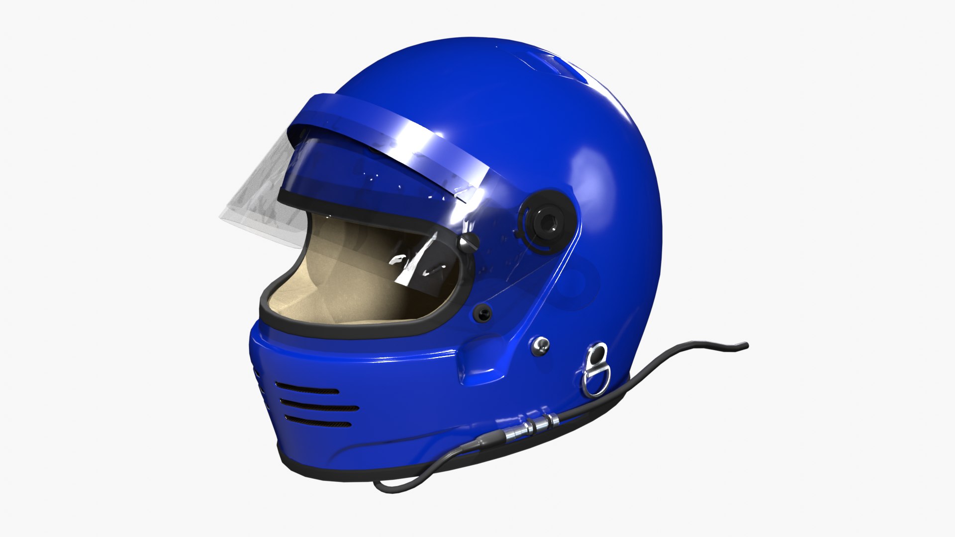 3D Bell M3 Racing Helmet Model - TurboSquid 2183720