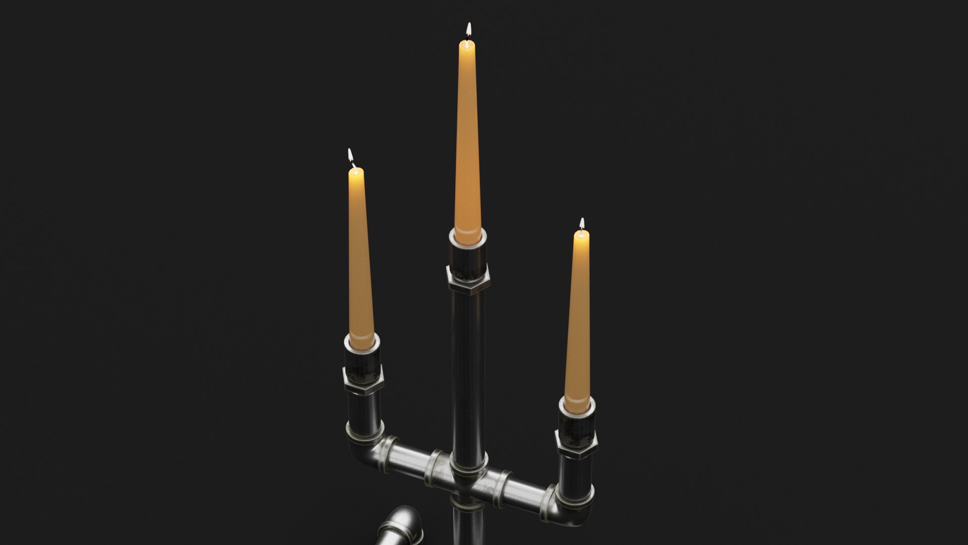 Candlestick Candle Stick 3D Model - TurboSquid 1689730