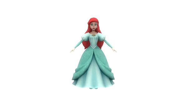 Princesa Ariel Modelo 3D - TurboSquid 1844727