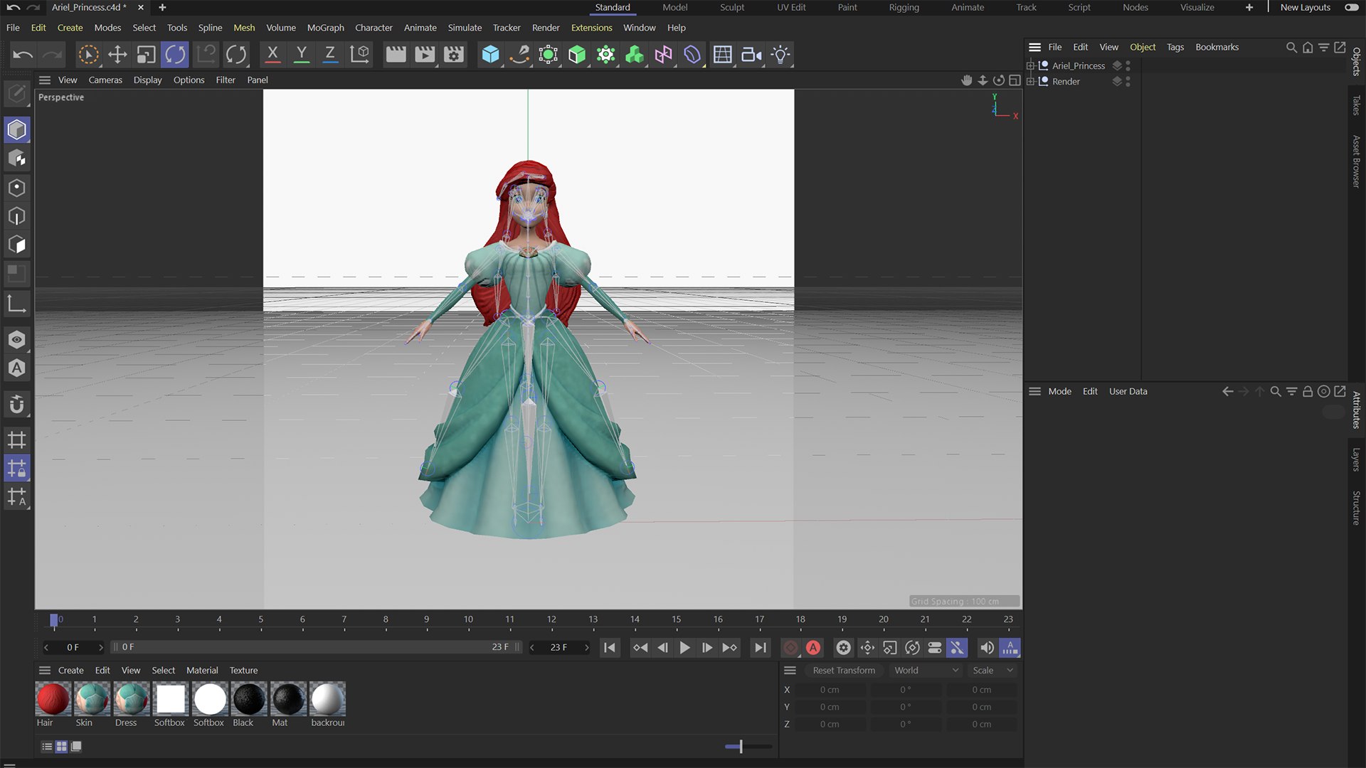 Ariel Princess 3D Model - TurboSquid 1844727