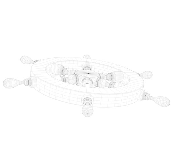 3D rudder ship - TurboSquid 1627277