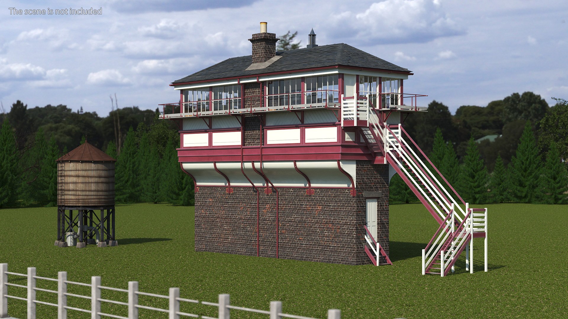 3D Railway Signal House - TurboSquid 2256853