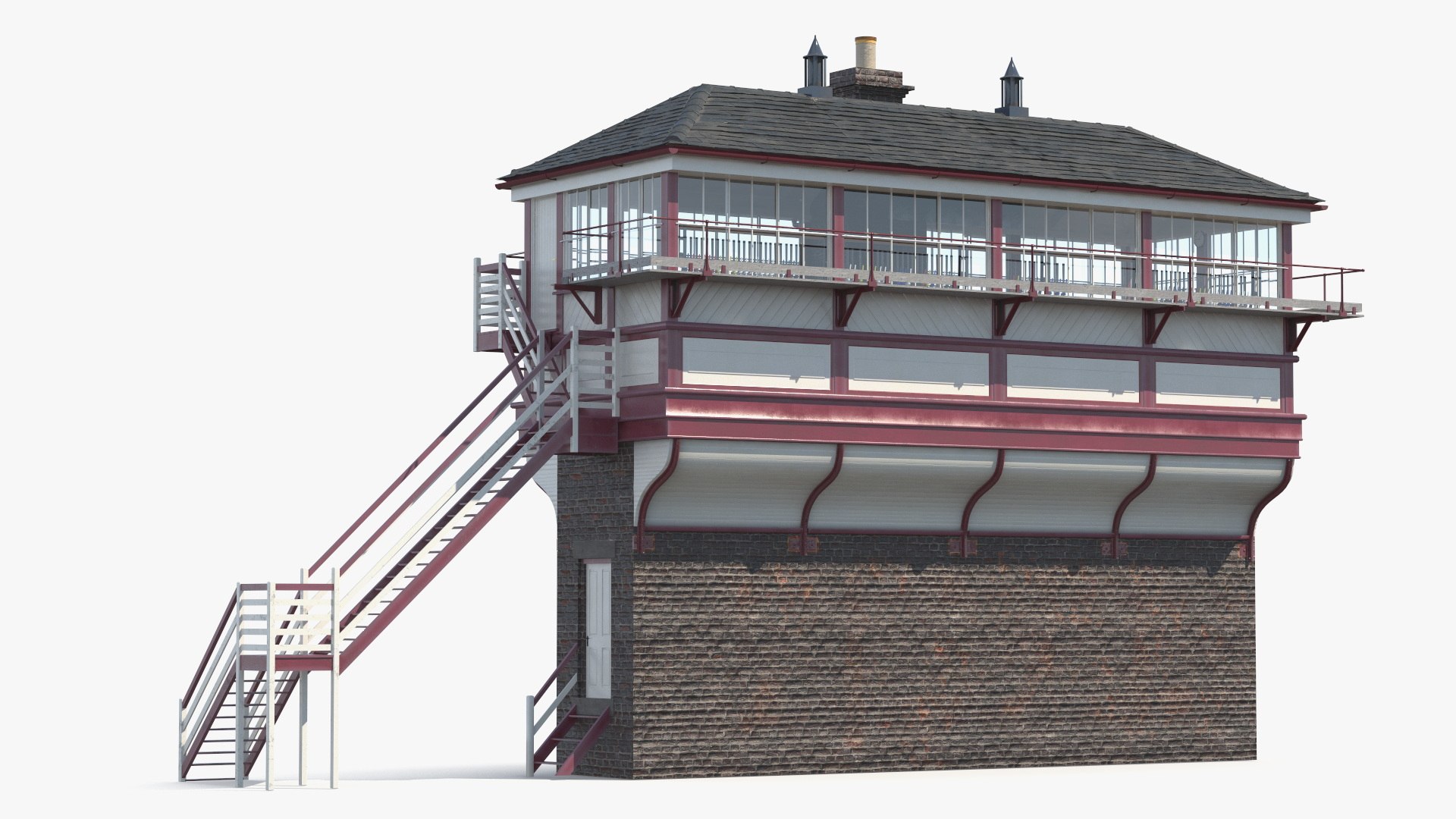 3D Railway Signal House - TurboSquid 2256853