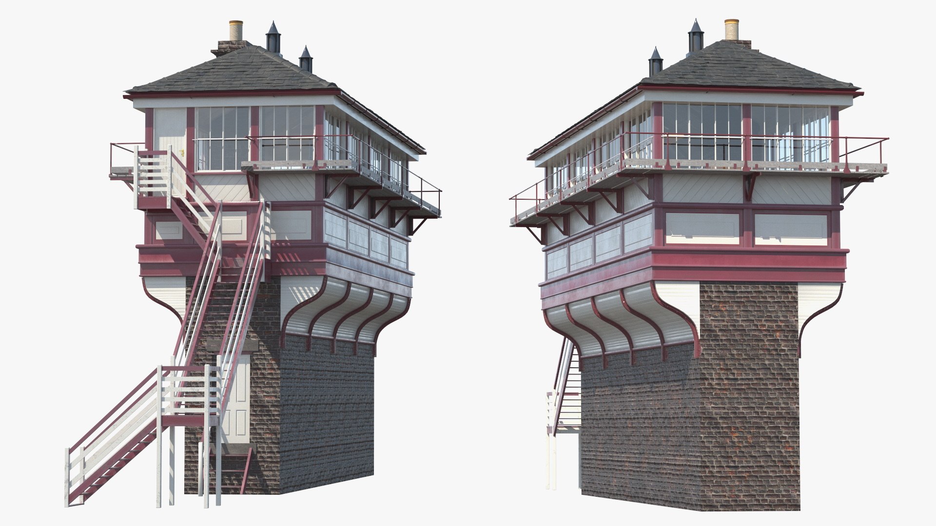3D Railway Signal House - TurboSquid 2256853