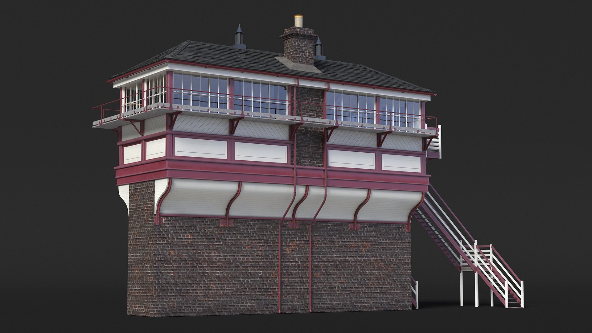 3D Railway Signal House - TurboSquid 2256853
