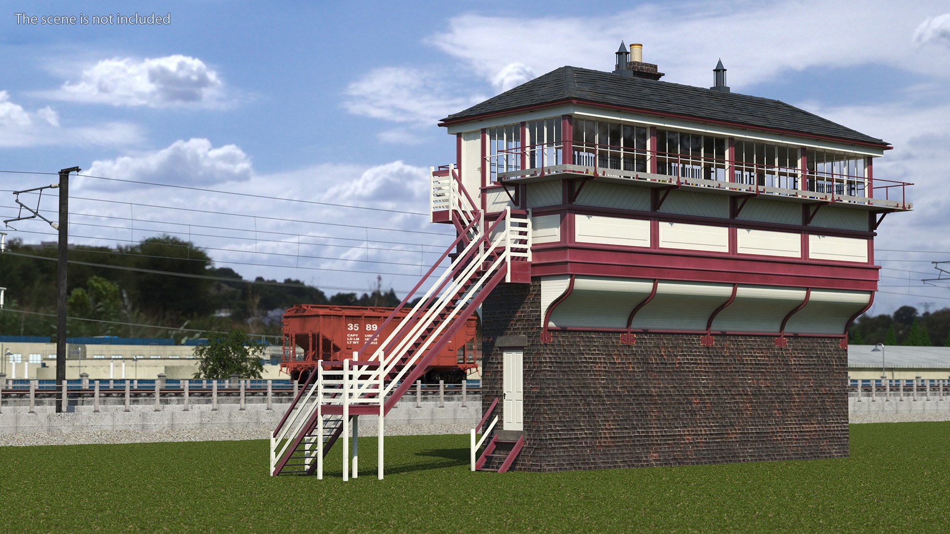 3D Railway Signal House - TurboSquid 2256853