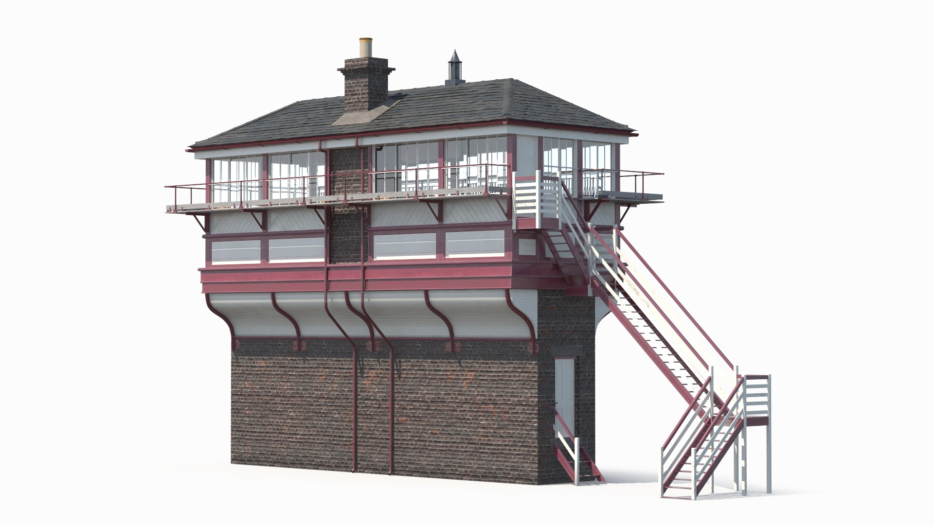3D Railway Signal House - TurboSquid 2256853