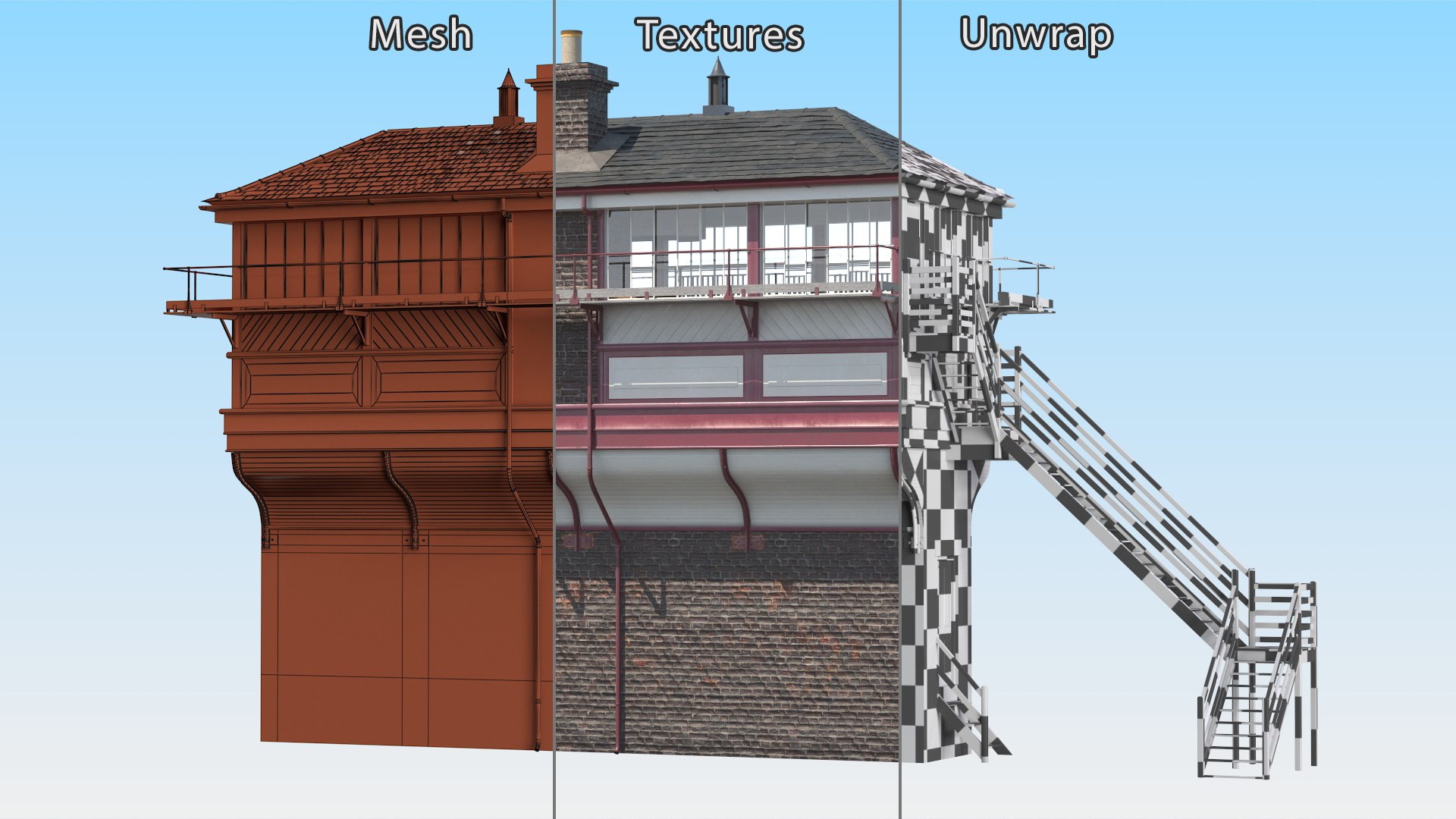 3D Railway Signal House - TurboSquid 2256853