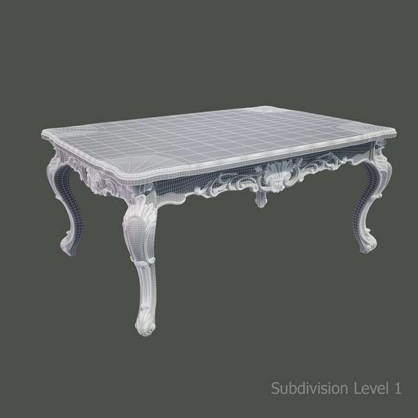coffee table 3d model