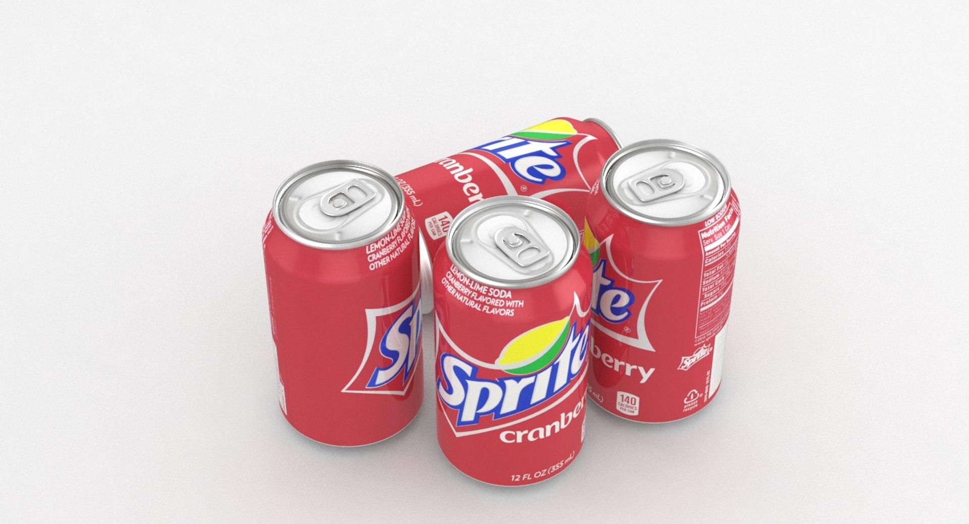 Beverage Sprite Cranberry 3D Model - TurboSquid 1168394