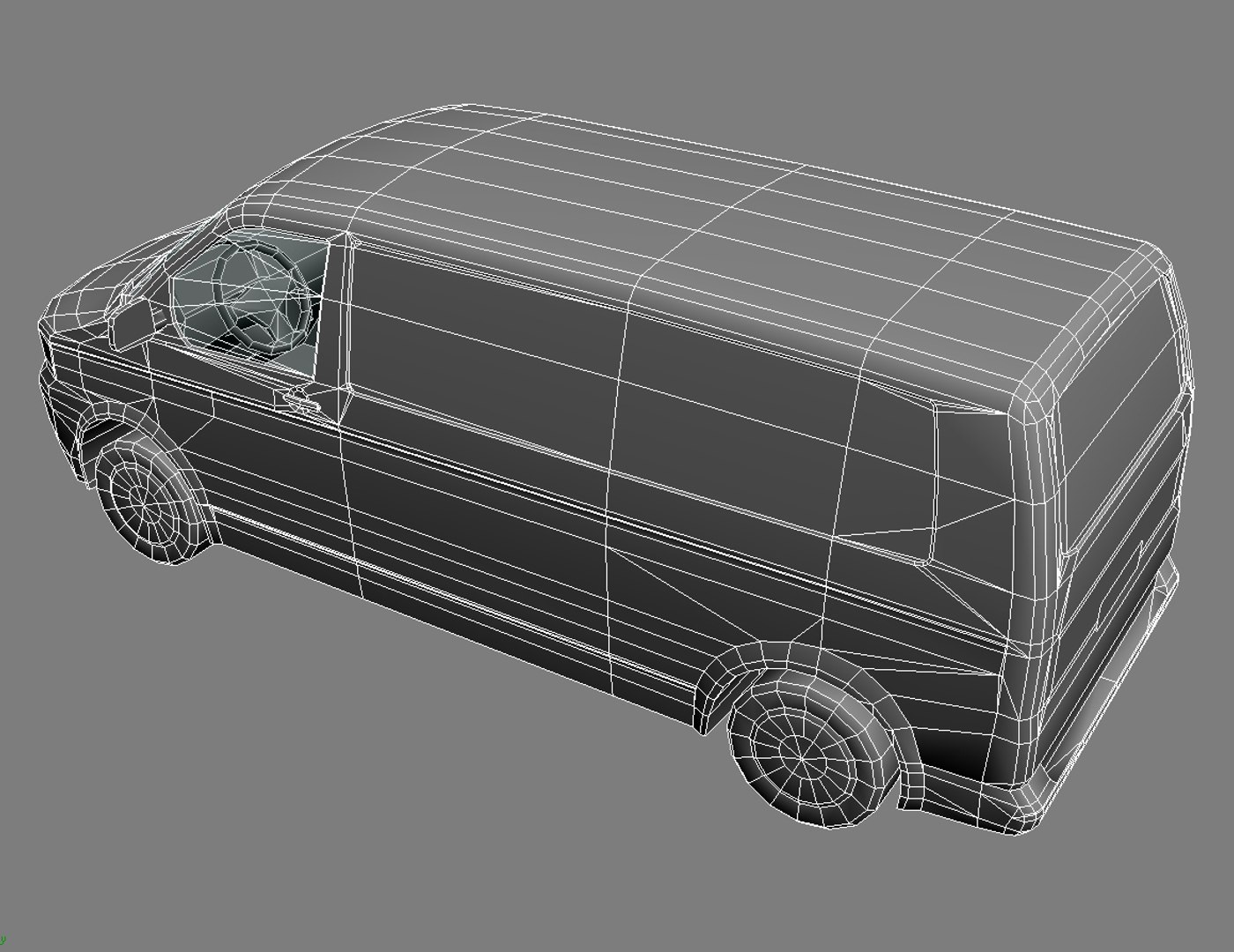 Van Bus 3d Model