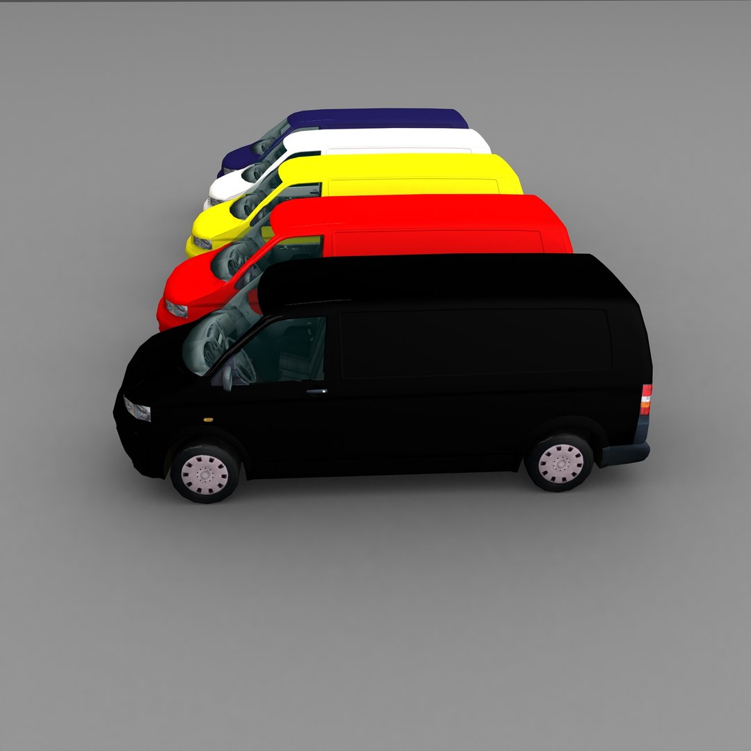 Van Bus 3d Model