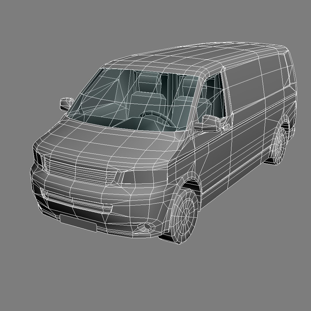 Van Bus 3d Model