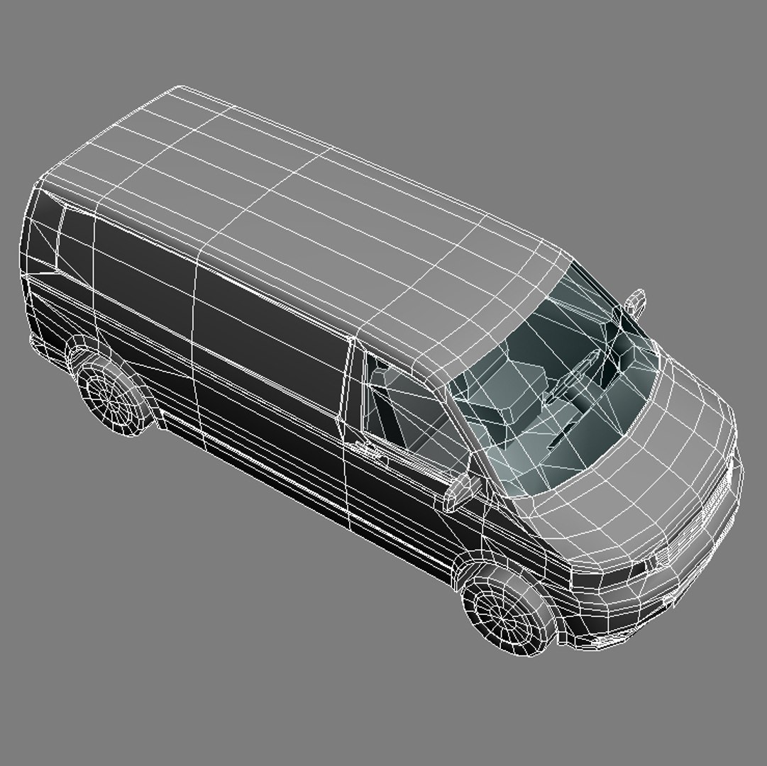 Van Bus 3d Model