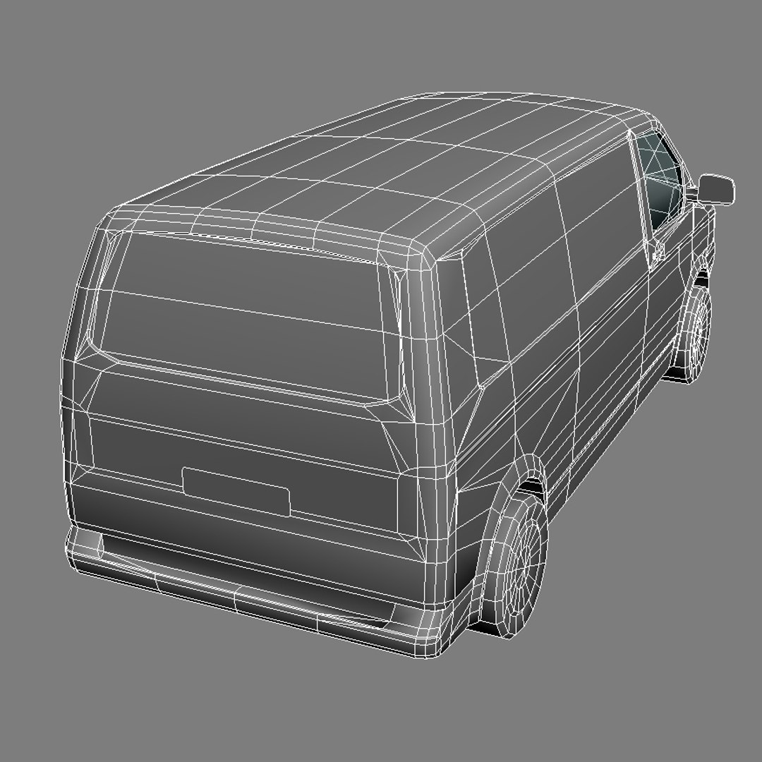 Van Bus 3d Model